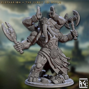 Elepharion - the Elephant Colossus - Dungeons and Dragons Pathfinder ...