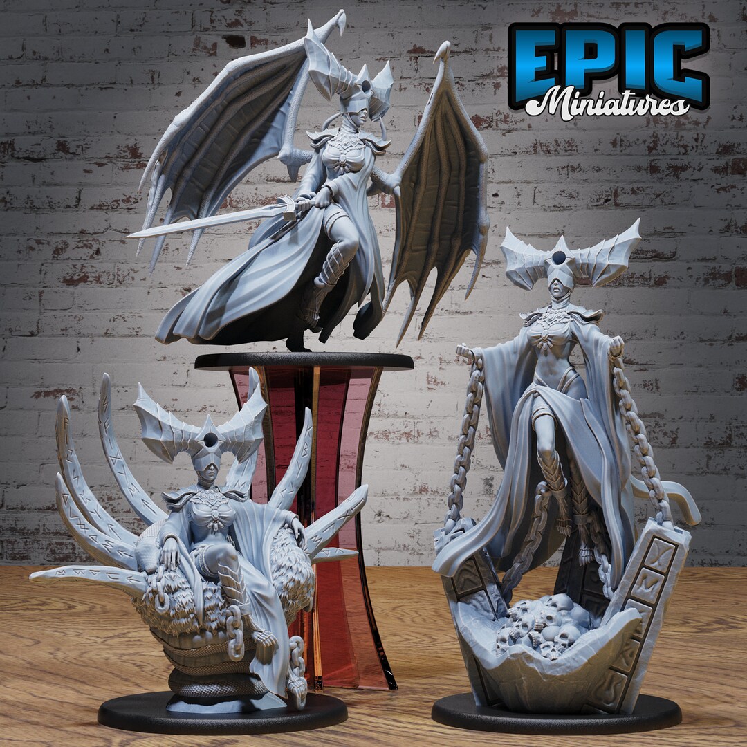 Cult Goddess Dungeons and Dragons Pathfinder Wargaming TTRPG Miniature ...
