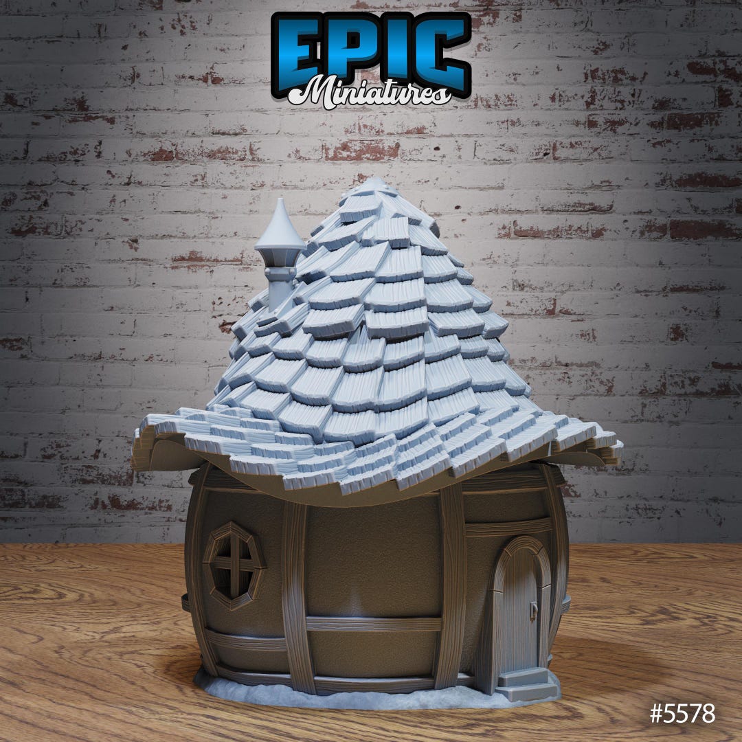 28mm Scale Witch’s Hut | Resin 3D Printed Fantasy Terrain | TTRPG ...