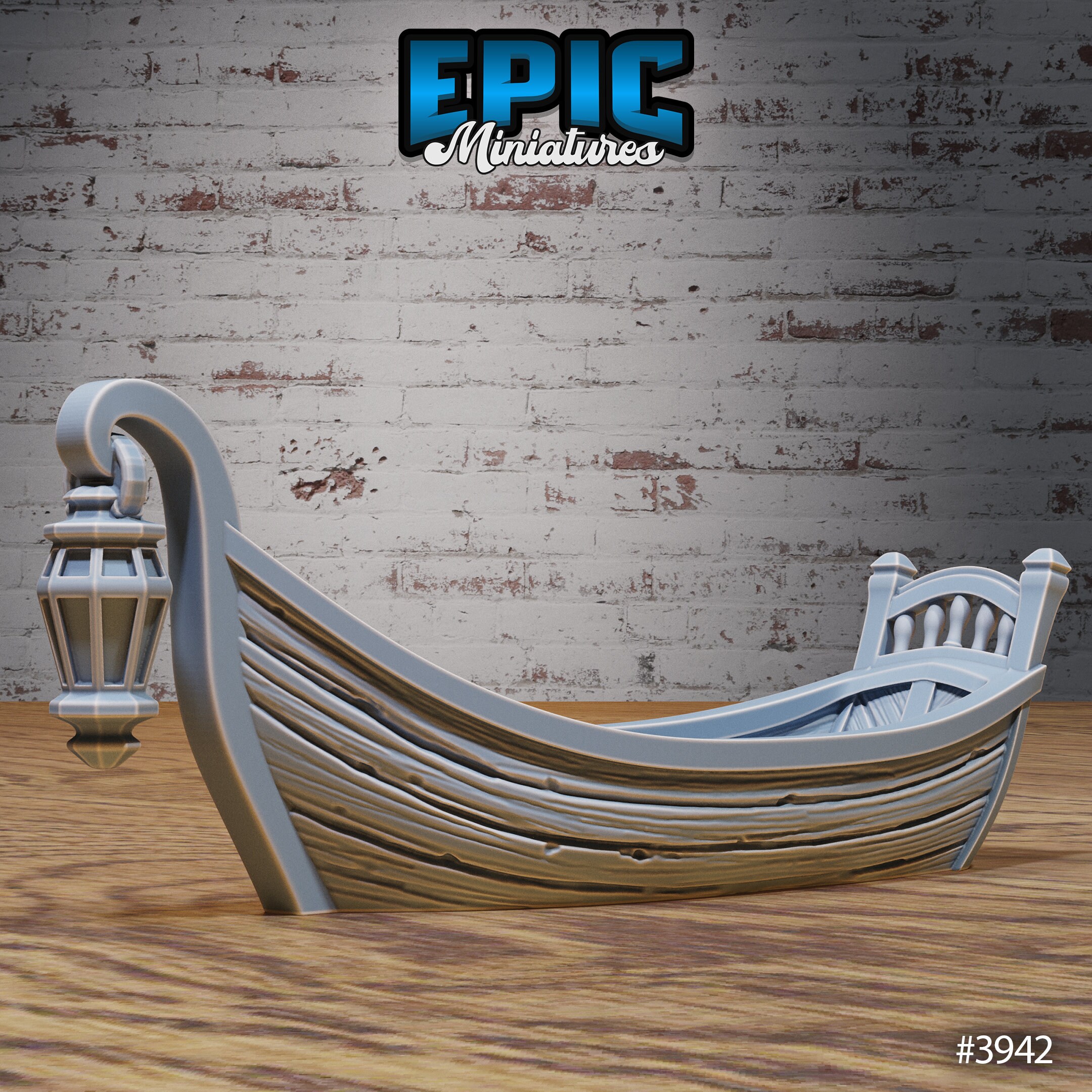 Harbor Boats D&D Miniature 3D Printed Unpainted 28MM Scale Set of 6 ...