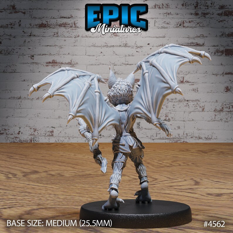 Bat Folk Warrior Dungeons and Dragons Pathfinder Wargaming TTRPG ...