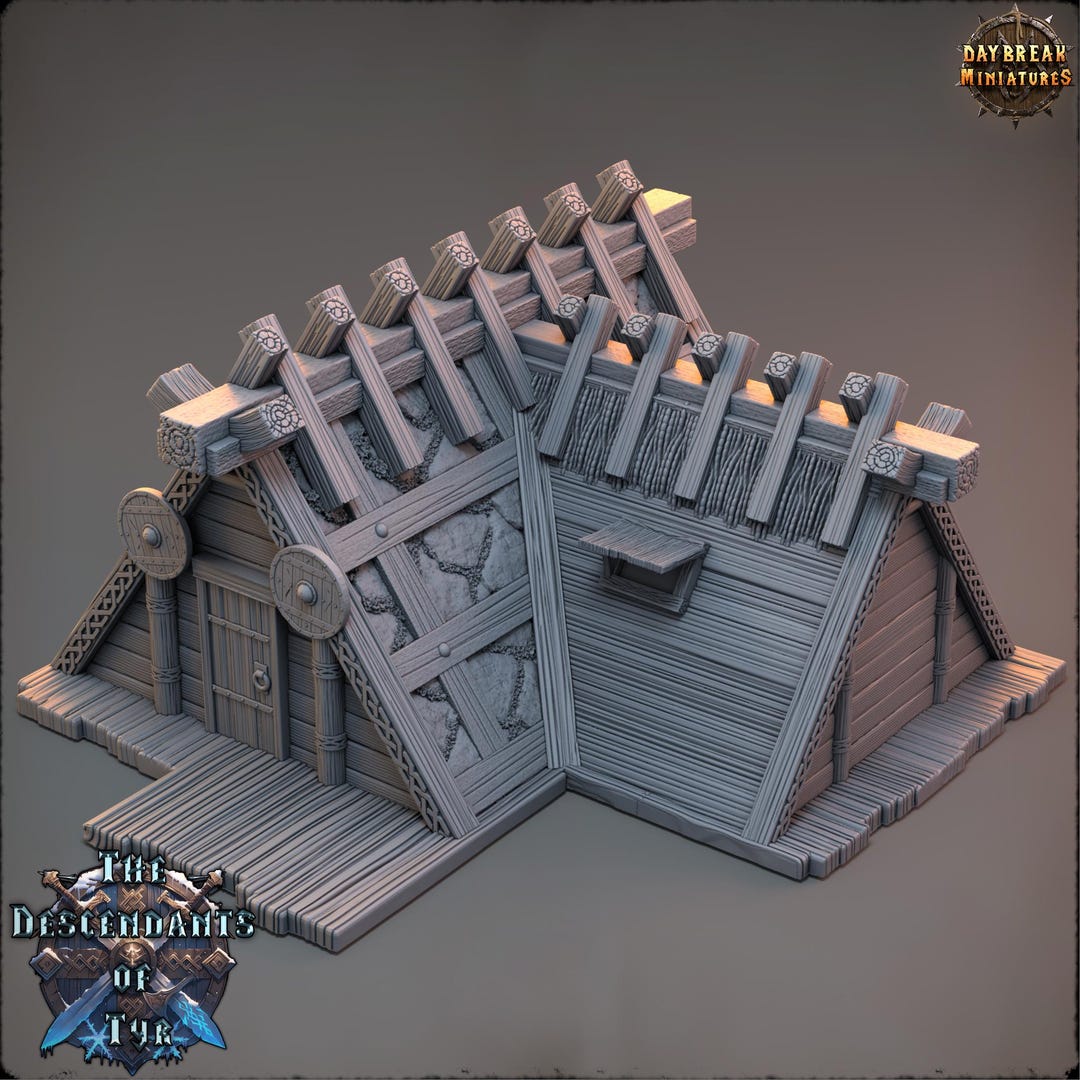Detailed Viking Laboratory Terrain for 32MM Tabletop - Miniature ...