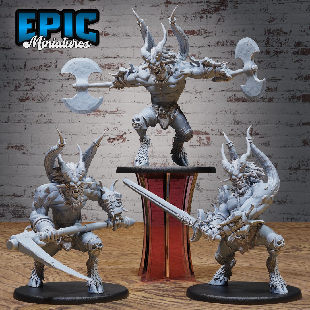 Red Demon Dungeons and Dragons Pathfinder Wargaming TTRPG Miniature ...