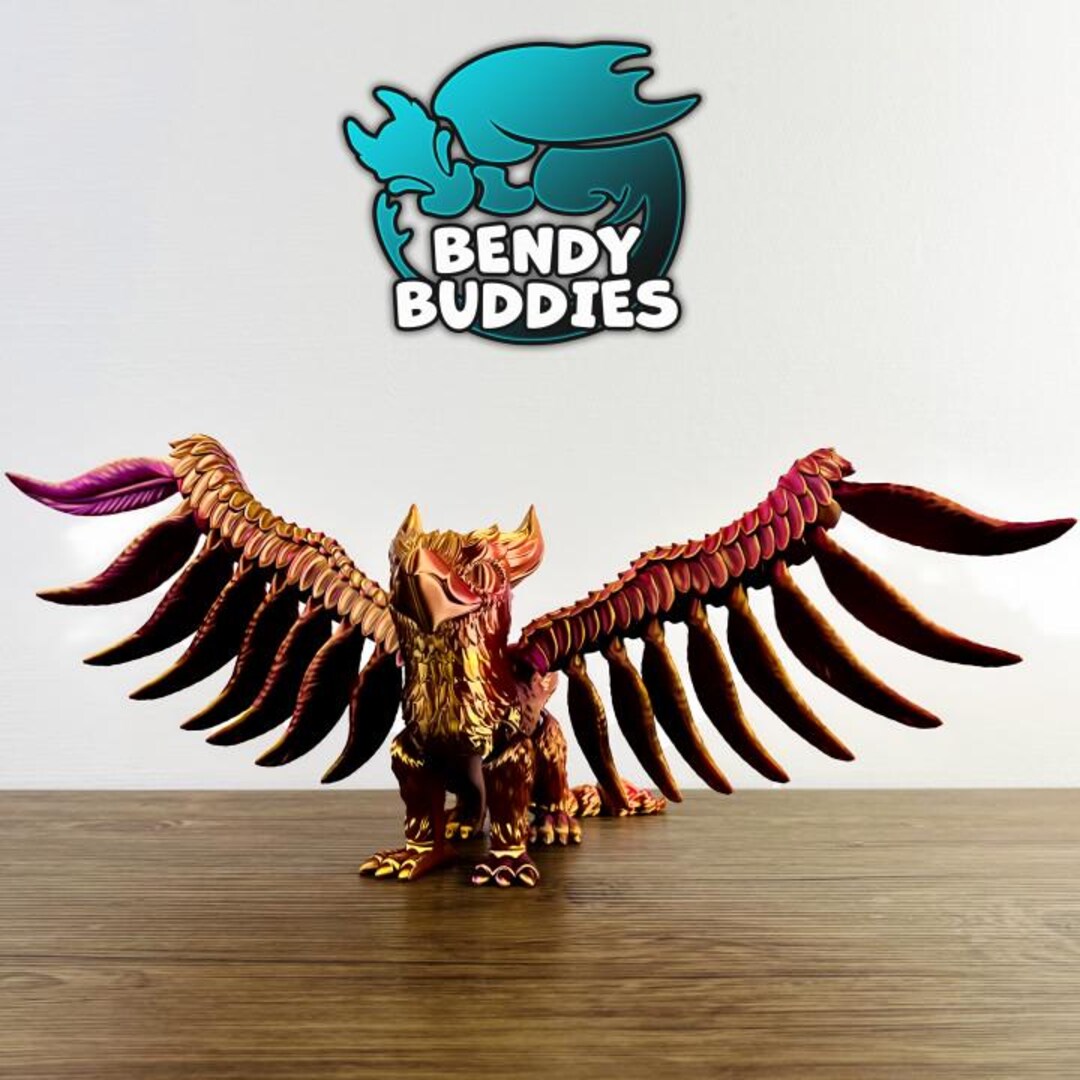 Articulated Gryphon Figurine - Unique Fidget Gift for Kids & Adults! - Etsy