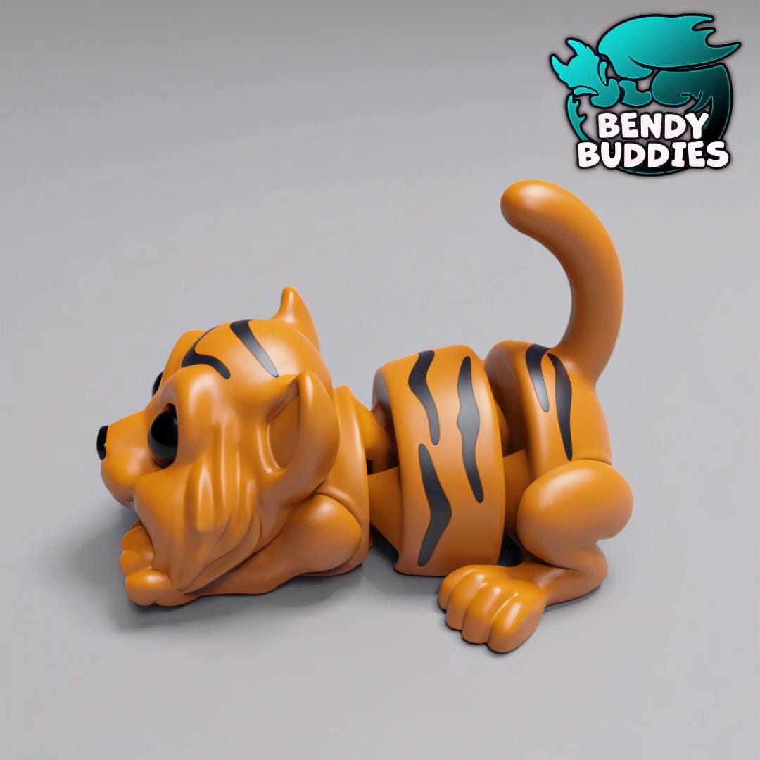 Articulated Tiger Figurine Unique Fidget Gift for Kids & Adults - Etsy
