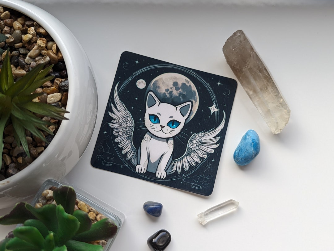 Space Cat Sticker, Vinyl Sticker, Cosmic Space, Cat, Cat - Etsy