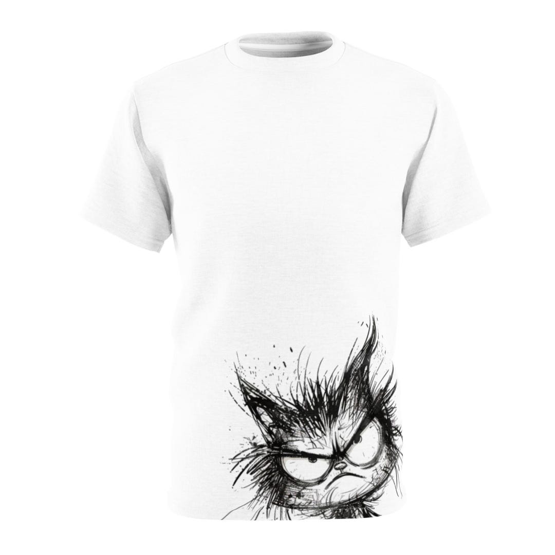 Big Frazzled Cat T-shirt, Don't Mess With That Cat, Funny Tee - Etsy
