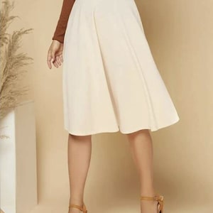 Flare Skirt Sewing Pattern | Summer Skirt Sewing Pattern| Midi Length ...