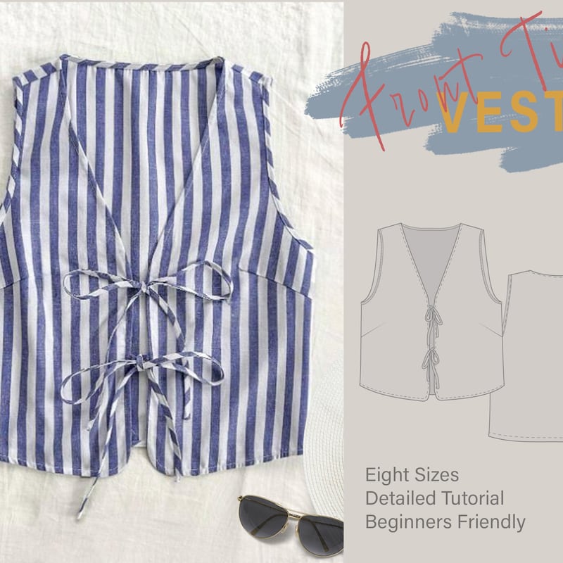 Womens Vest Pattern Cosplay - Etsy UK