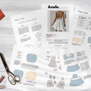 Backless Mini Dress Sewing Pattern | Prom Dress | Ball Gown Beginners ...