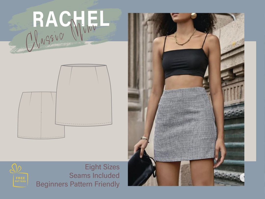 Classic Mini Skirt Sewing Pattern Beginners Friendly Pattern and ...