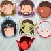 Baldur's Gate 3 Inspired Chibi Stickers BG3 Waterproof Vinyl - Etsy