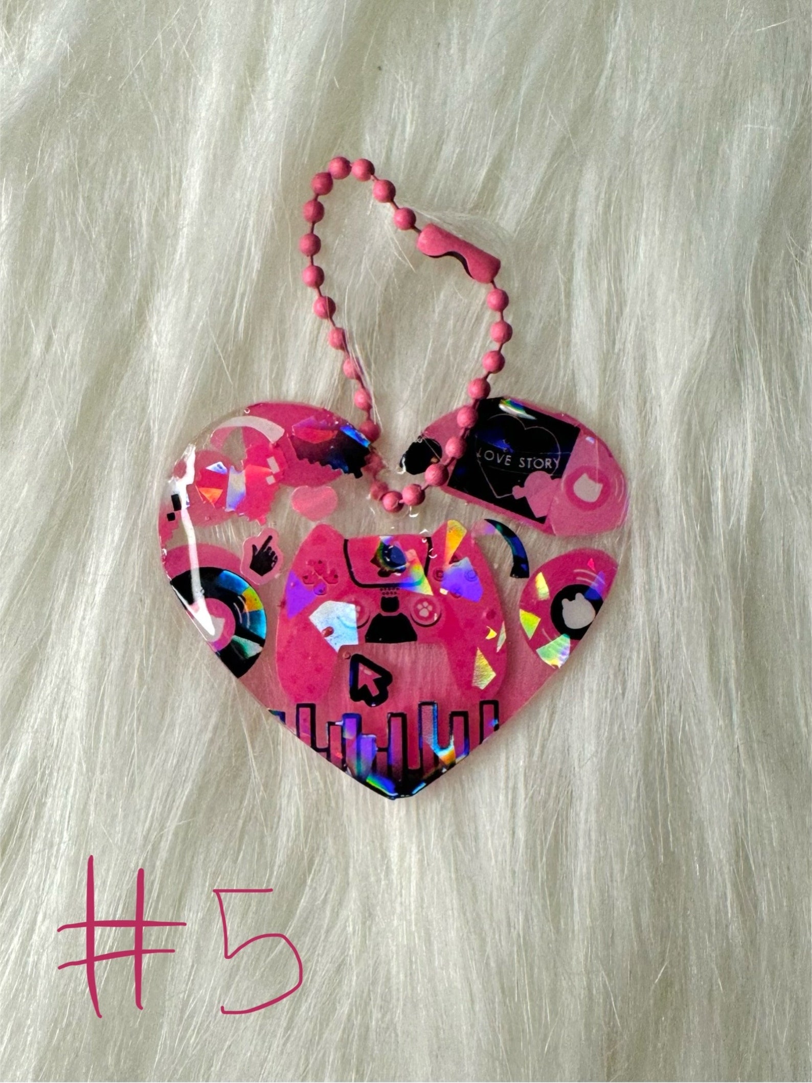 Pink Aesthetic Deco Keychains - Etsy