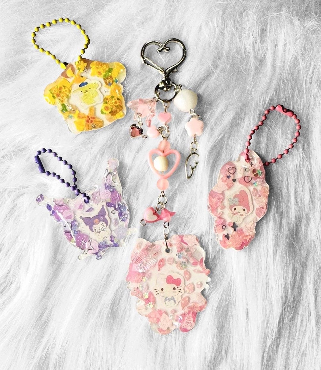 CLEARANCE Cute Character Mini Keychains - Etsy