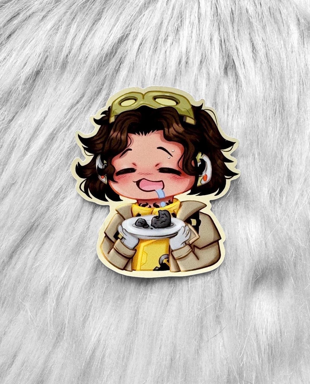 Venture Eating Rocks Fan Art Sticker Waterproof Vinyl - Etsy