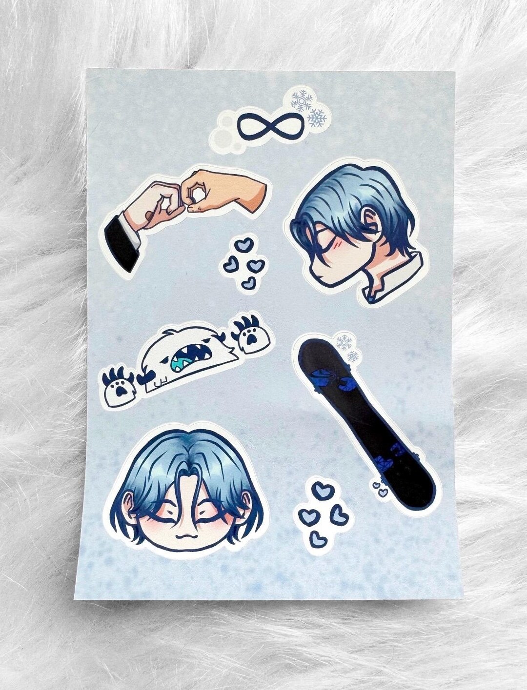 Sk8 Langa Sticker Sheet Waterproof Vinyl - Etsy