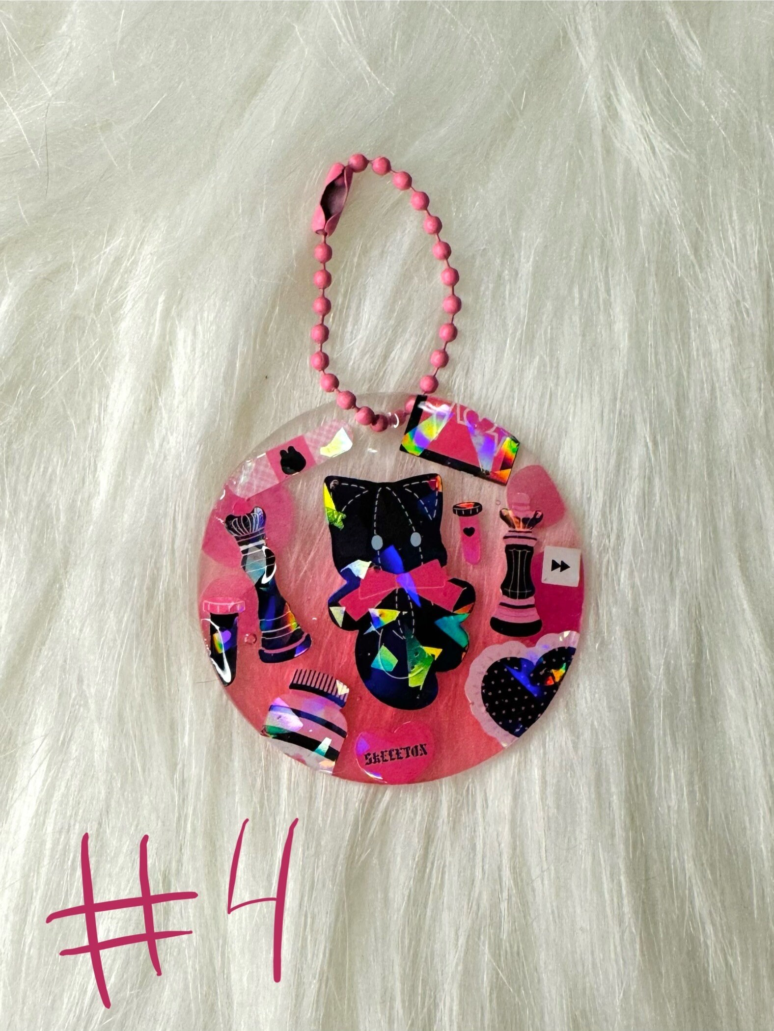 Pink Aesthetic Deco Keychains - Etsy