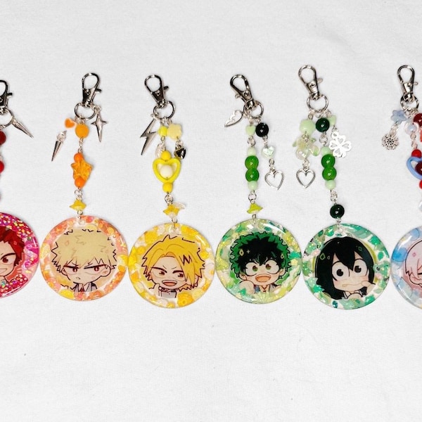 My Hero Academia Keychain - Etsy