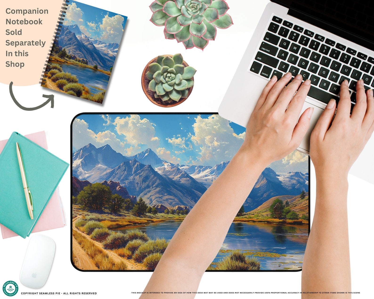 Eastern Sierra Hike Desk Mat - 3 Sizes - Desk Mat Aesthetic - Desk ...