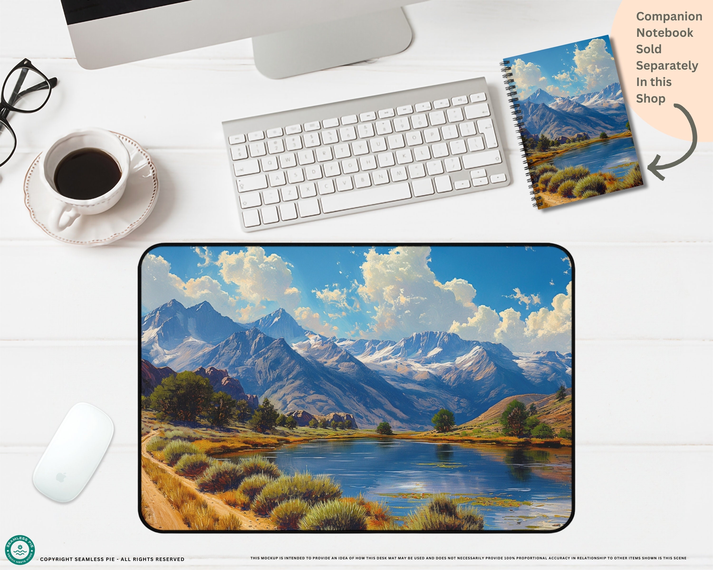 Eastern Sierra Hike Desk Mat - 3 Sizes - Desk Mat Aesthetic - Desk ...