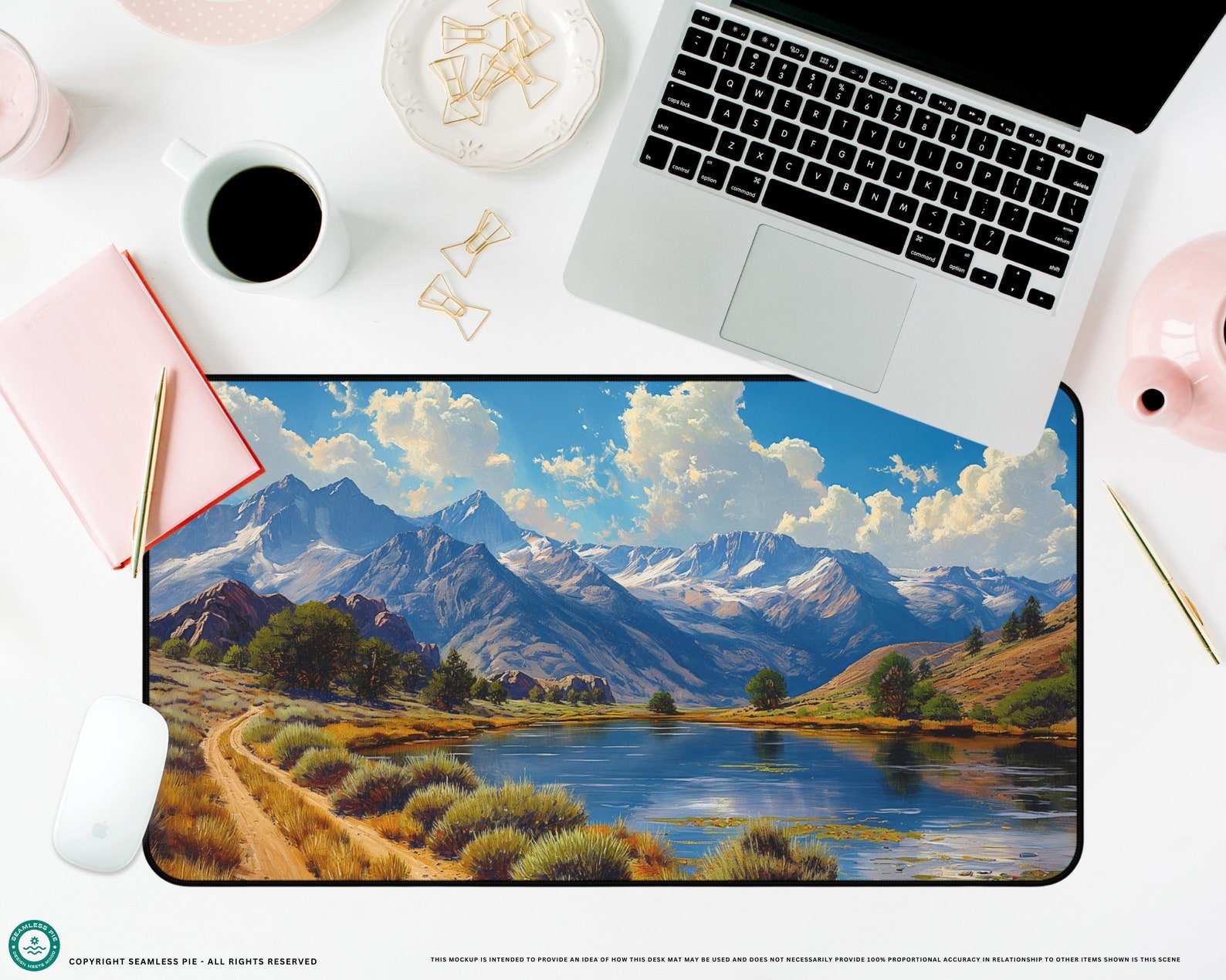Eastern Sierra Hike Desk Mat - 3 Sizes - Desk Mat Aesthetic - Desk ...