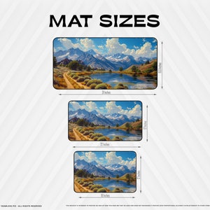 Eastern Sierra Hike Desk Mat - 3 Sizes - Desk Mat Aesthetic - Desk ...