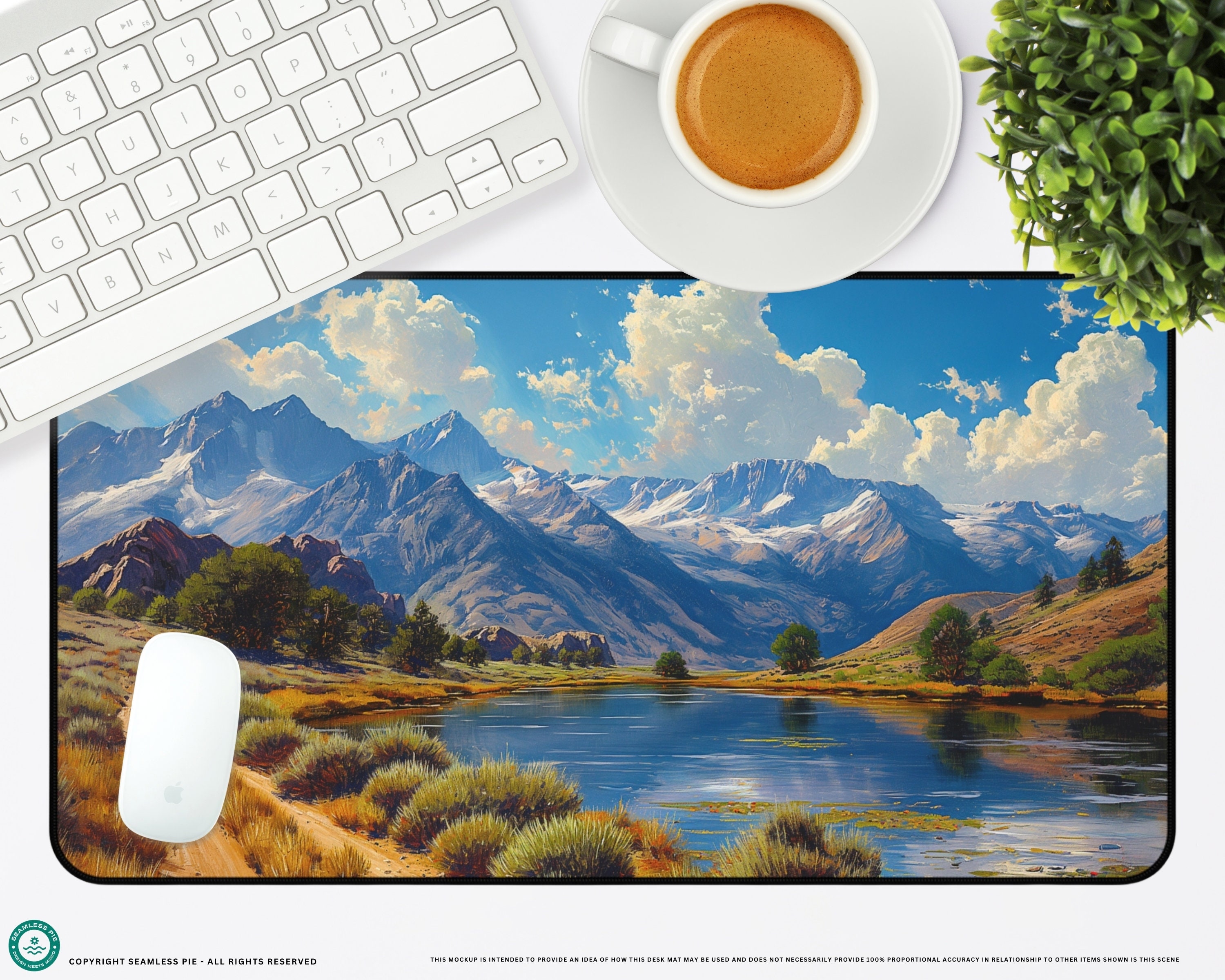 Eastern Sierra Hike Desk Mat - 3 Sizes - Desk Mat Aesthetic - Desk ...