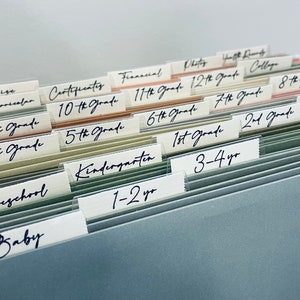 Milestone Box, Keepsake Organizer, Sentimental Box, Kids File Box ...