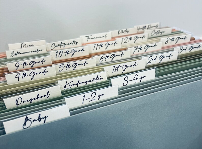 Milestone Box, Keepsake Organizer, Sentimental Box, Kids File Box ...