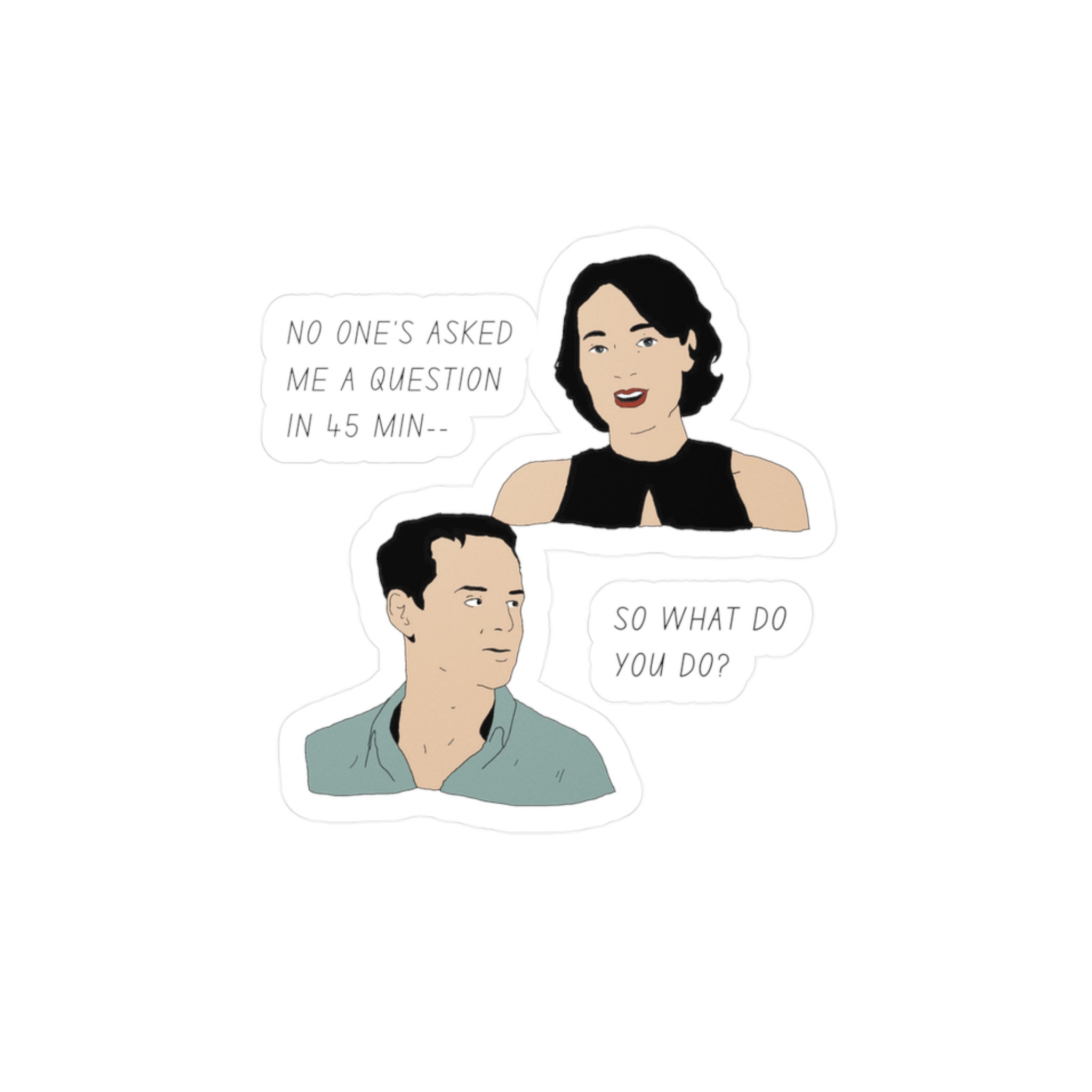 Fleabag and Priest Sticker Fleabag Sticker Fleabag Merch Andrew Scott ...