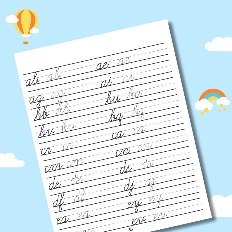 Cursive Handwriting Workbook With Bible Verses Homeschooling Workbook ...