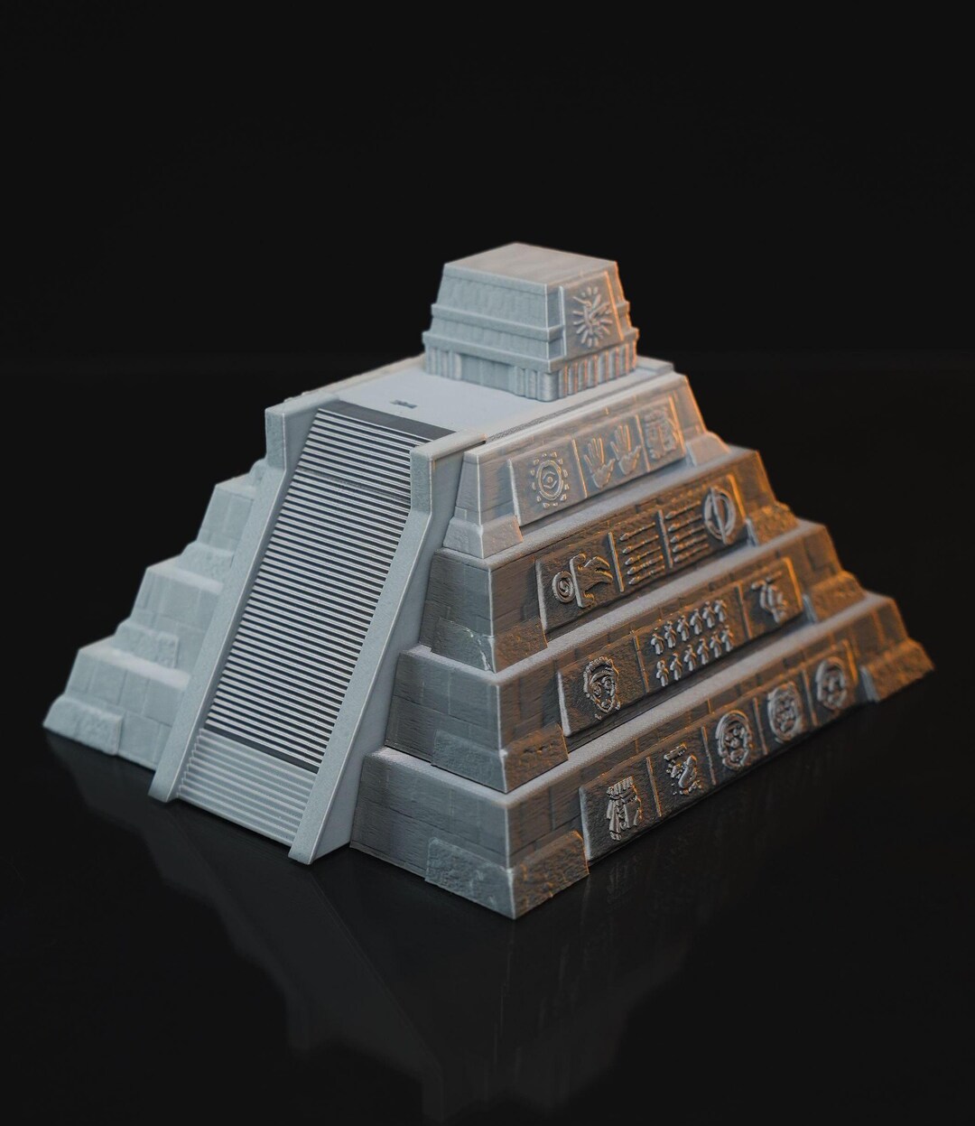 Aztec Pyramid Riddle Puzzle & Hidden Storage Box – Mayan Temple ...