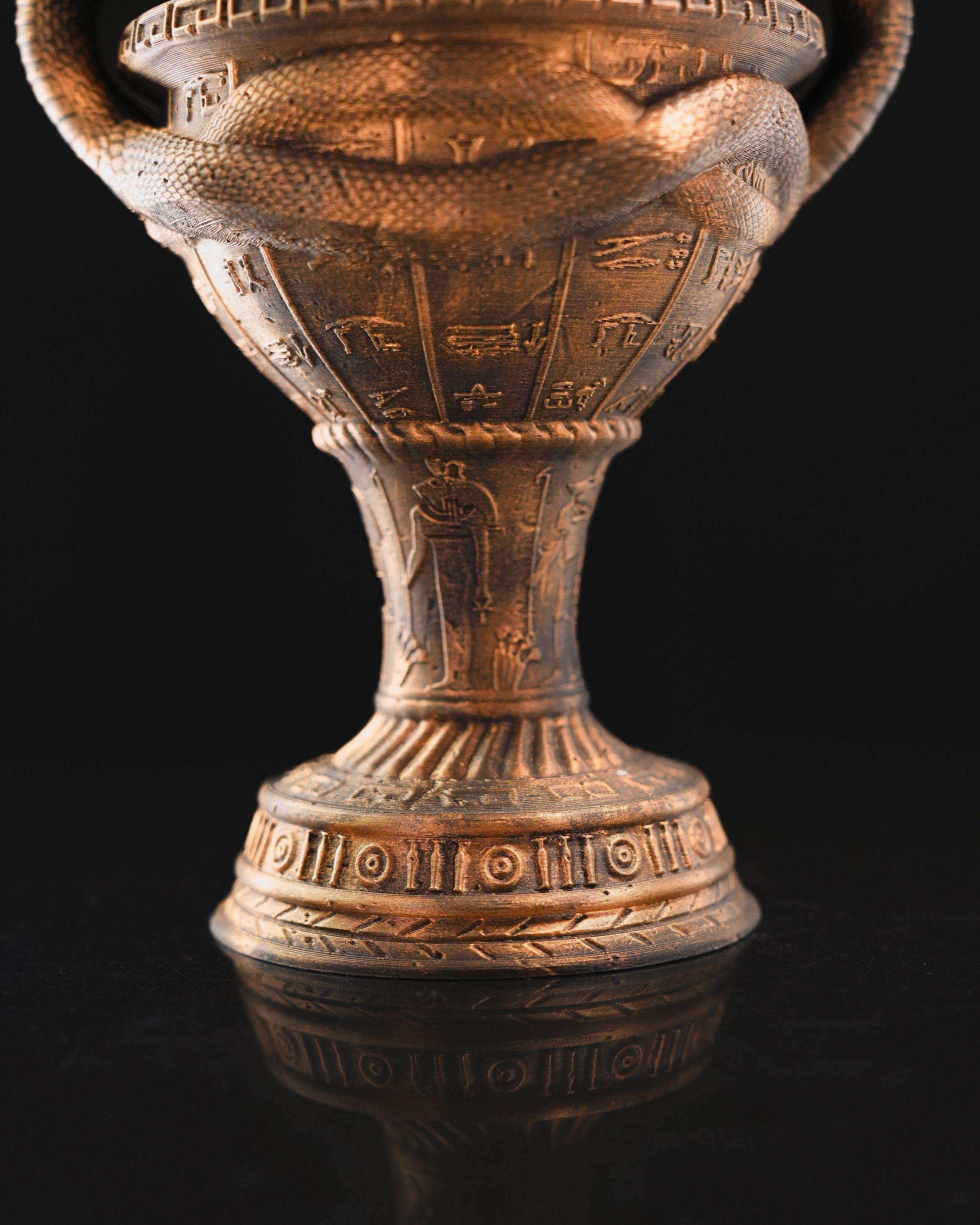 Cobra Egyptian Vase Naja Serpent Ancient Egypt Decor Hand-painted ...