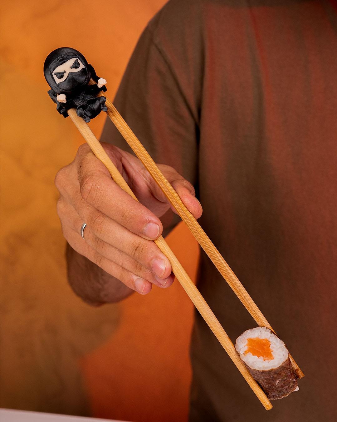 Kids Chopsticks Helper: Fun Learning Tool - Ninja, Cat, Panda - Etsy