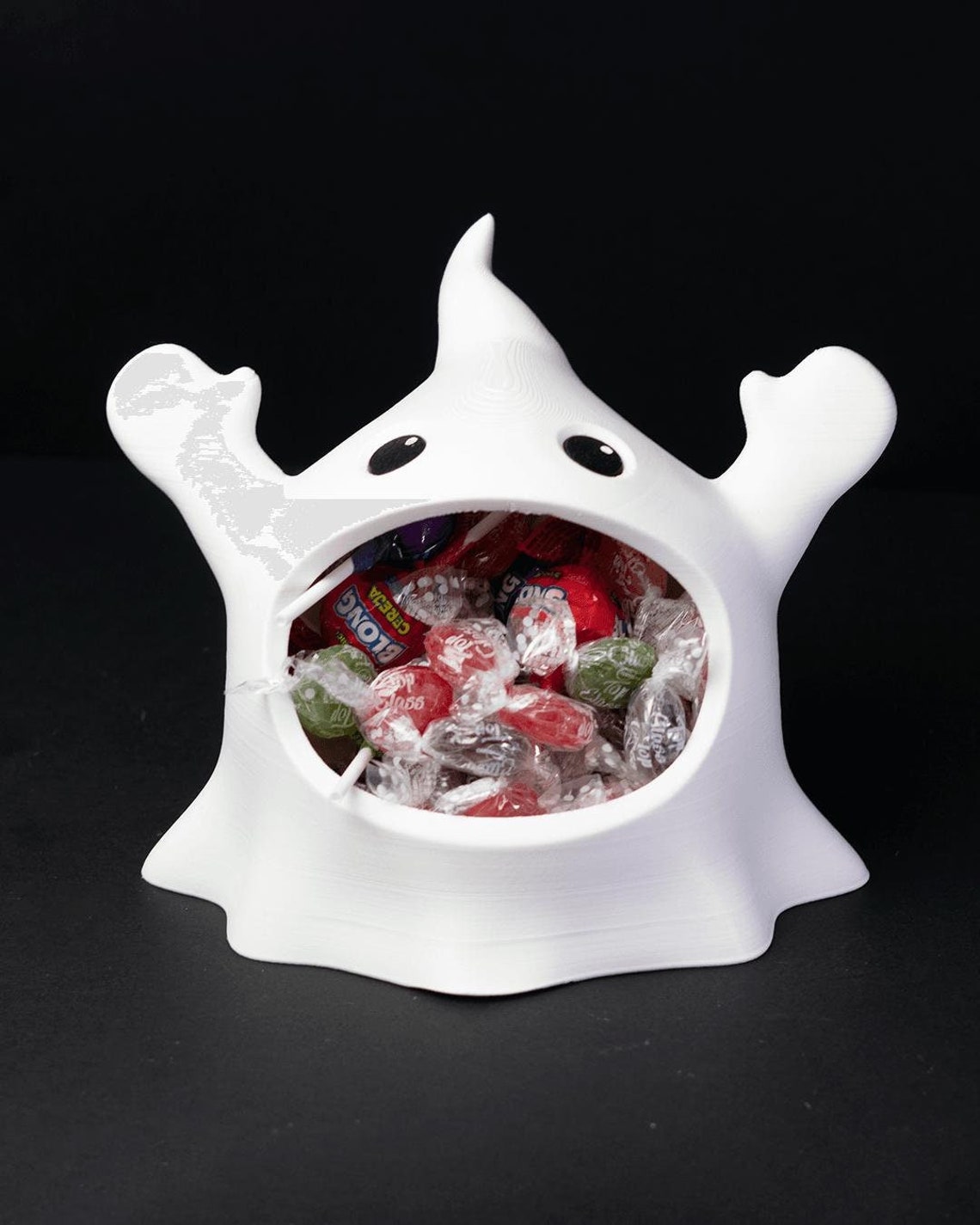 Glutton Ghost Bowl - Halloween Candy Dish - Spooky Snack Holder - Fun ...