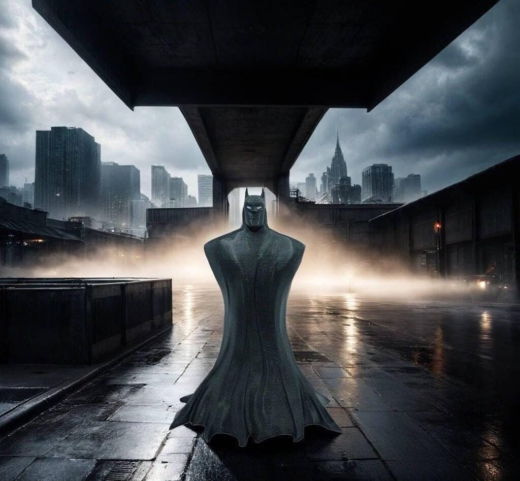 Dark Knight - Animated Series Figure - Gotham's Guardian Sculpture ...