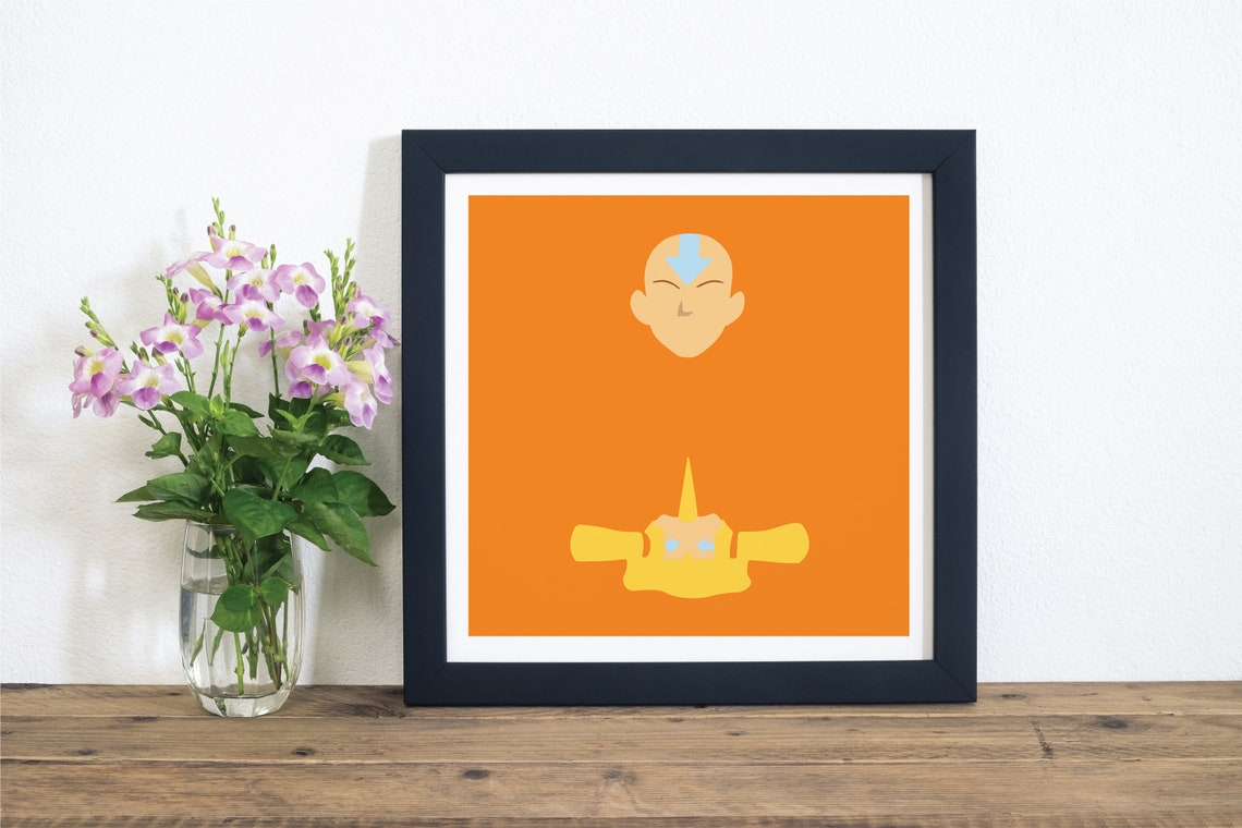 Azula Minimalist Print/poster Avatar the Last Airbender 8x8 for Gallery ...