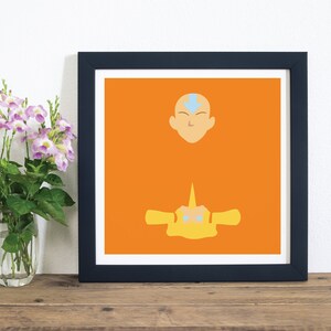 Azula Minimalist Print/poster Avatar the Last Airbender 8x8 for Gallery ...