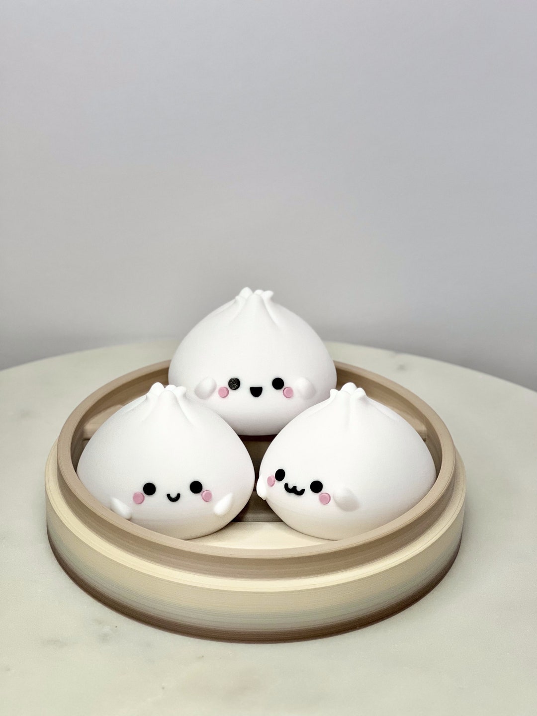 Kawaii Dim Sums in a Cute Basket | 3D Print | Home Desk Decor | Cute ...