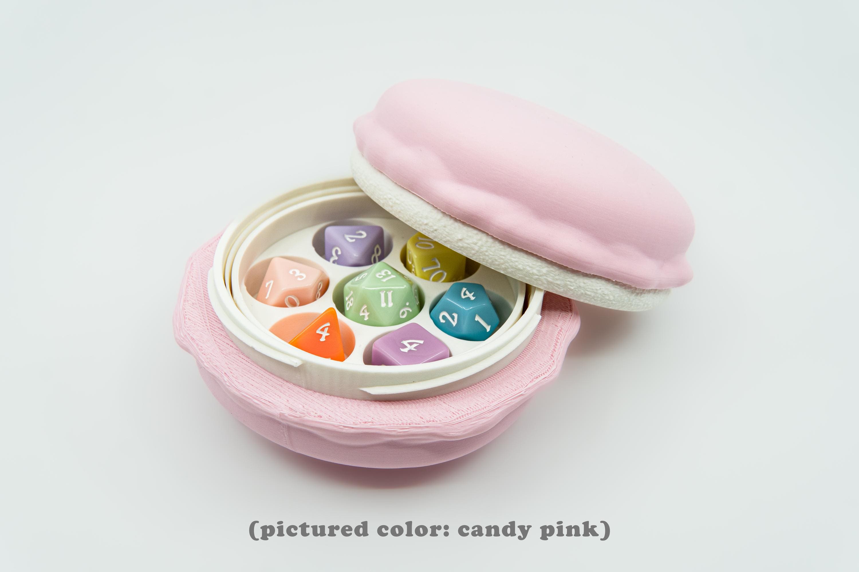Macaron Dice Vault Box: 3D Printed Tabletop Gaming Gift in Pastel ...
