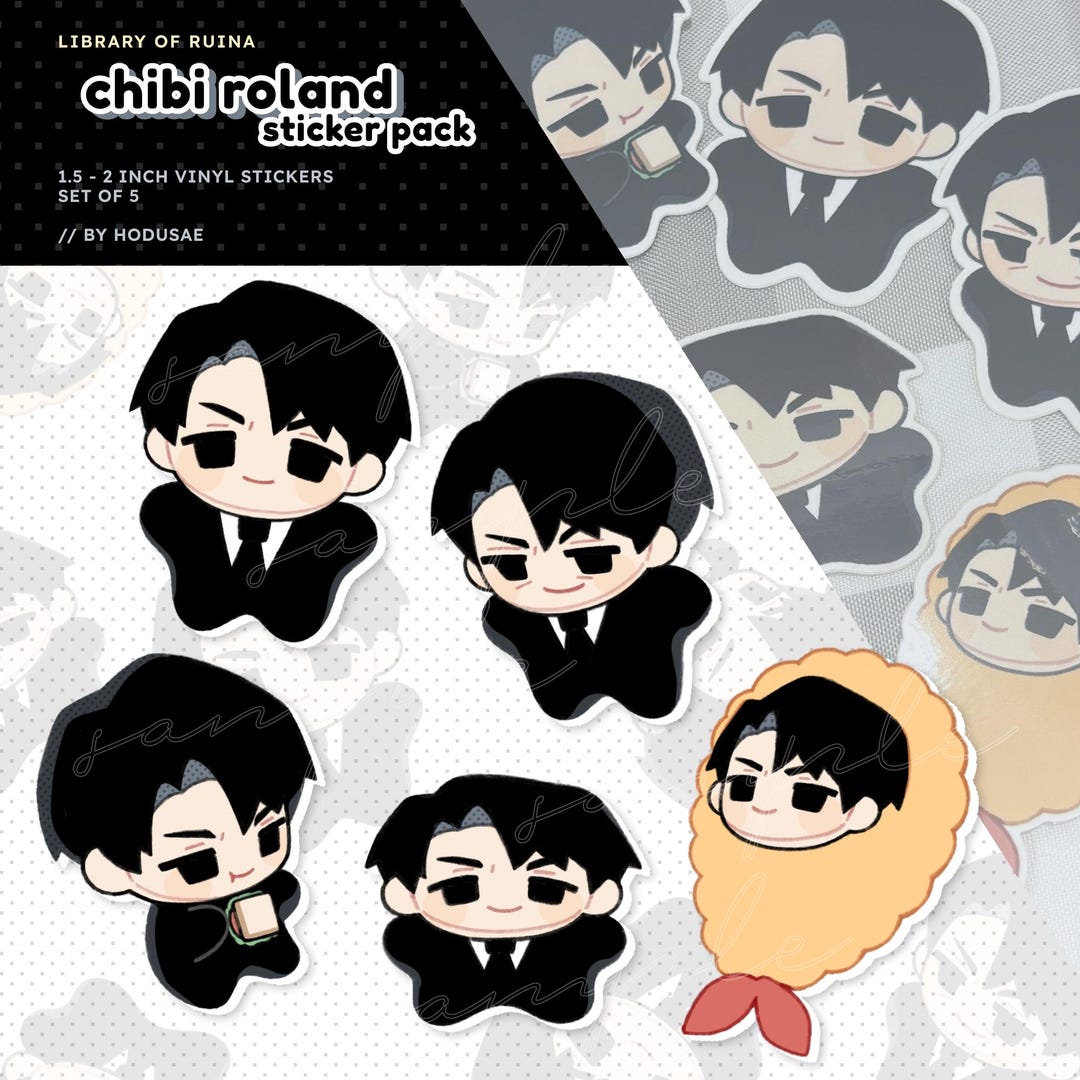 Small Roland Sticker Pack - Etsy
