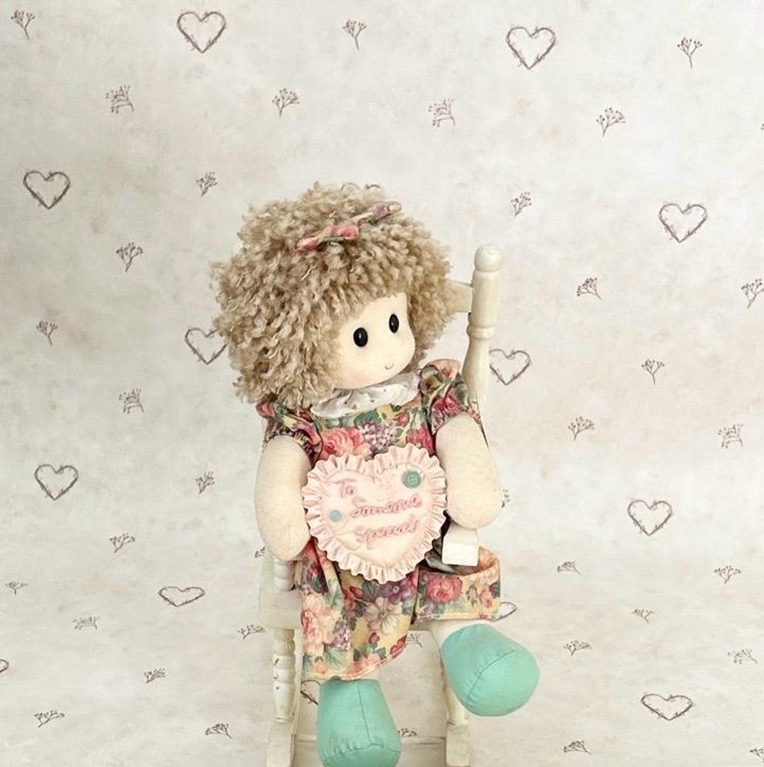 Berkeley Cuddle Kidz Musical Doll Rocking Chair, Floral Heart Doll in ...