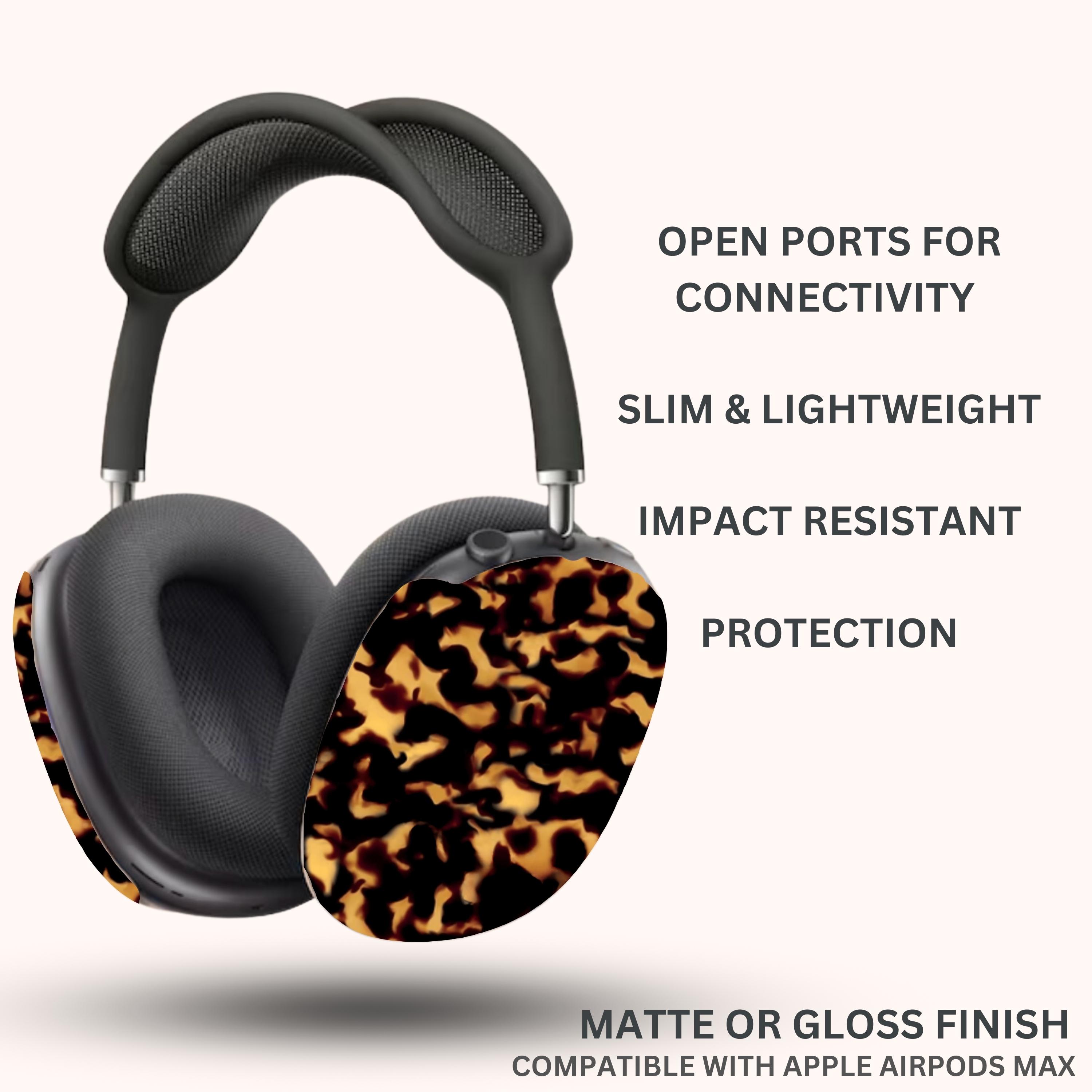 Leopard Airpods Max Cover Floral Hard Plastic Protective Case Unique ...