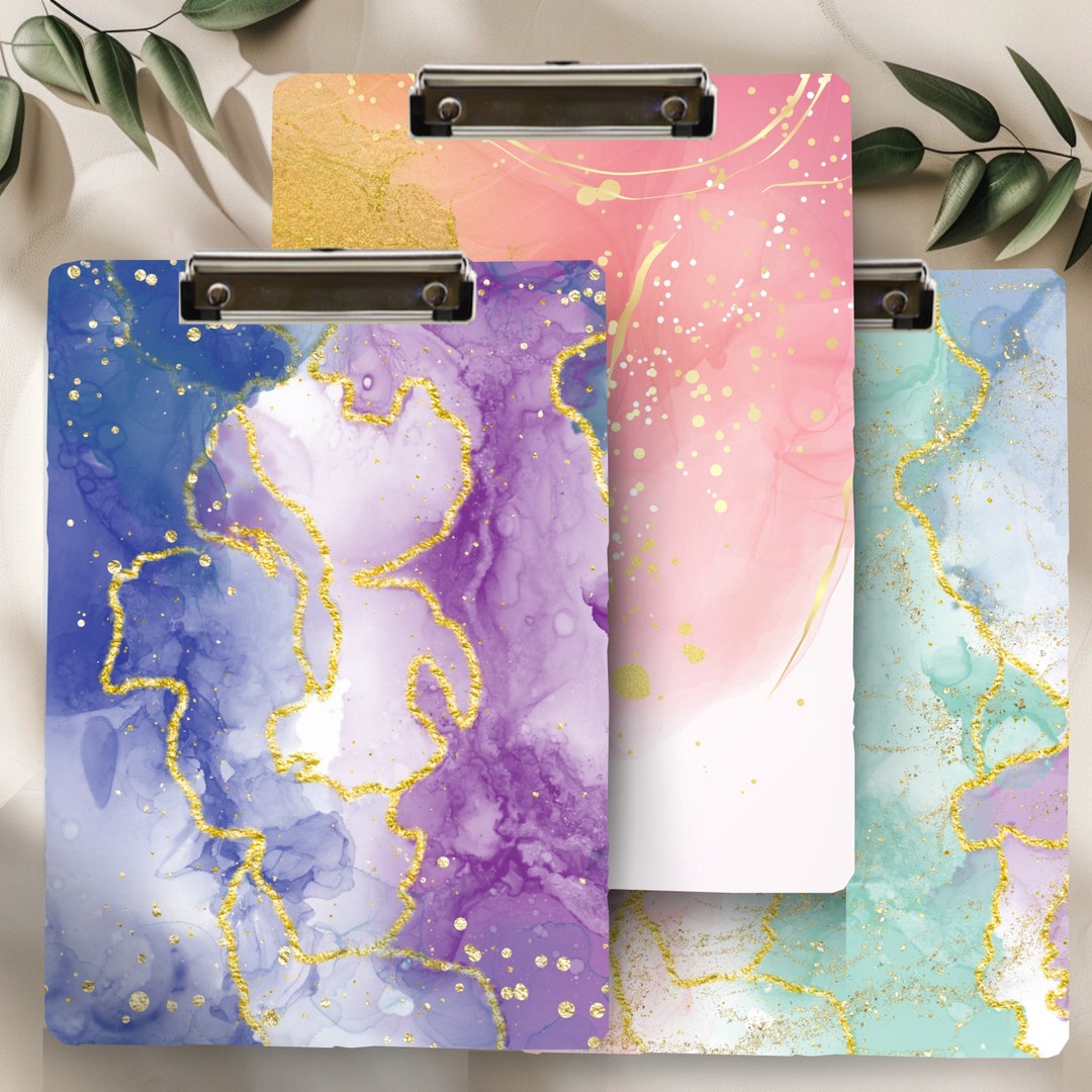 Vibrant Colorful Clipboard, Aesthetic Clipboards, Stylish & Planning ...