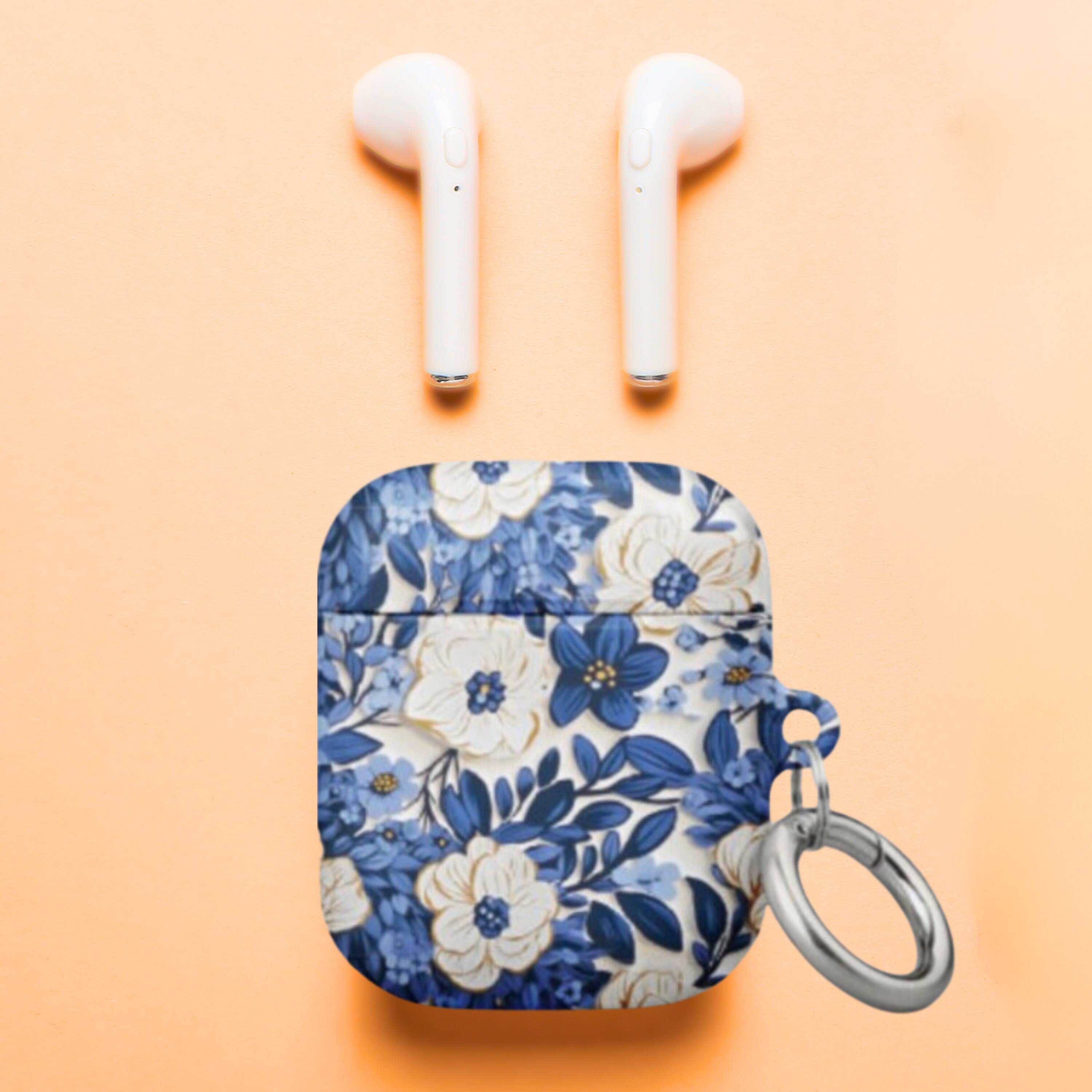 3D Floral Designer Air Pods Cover Airpods Pro Case Cover Pink Hard ...