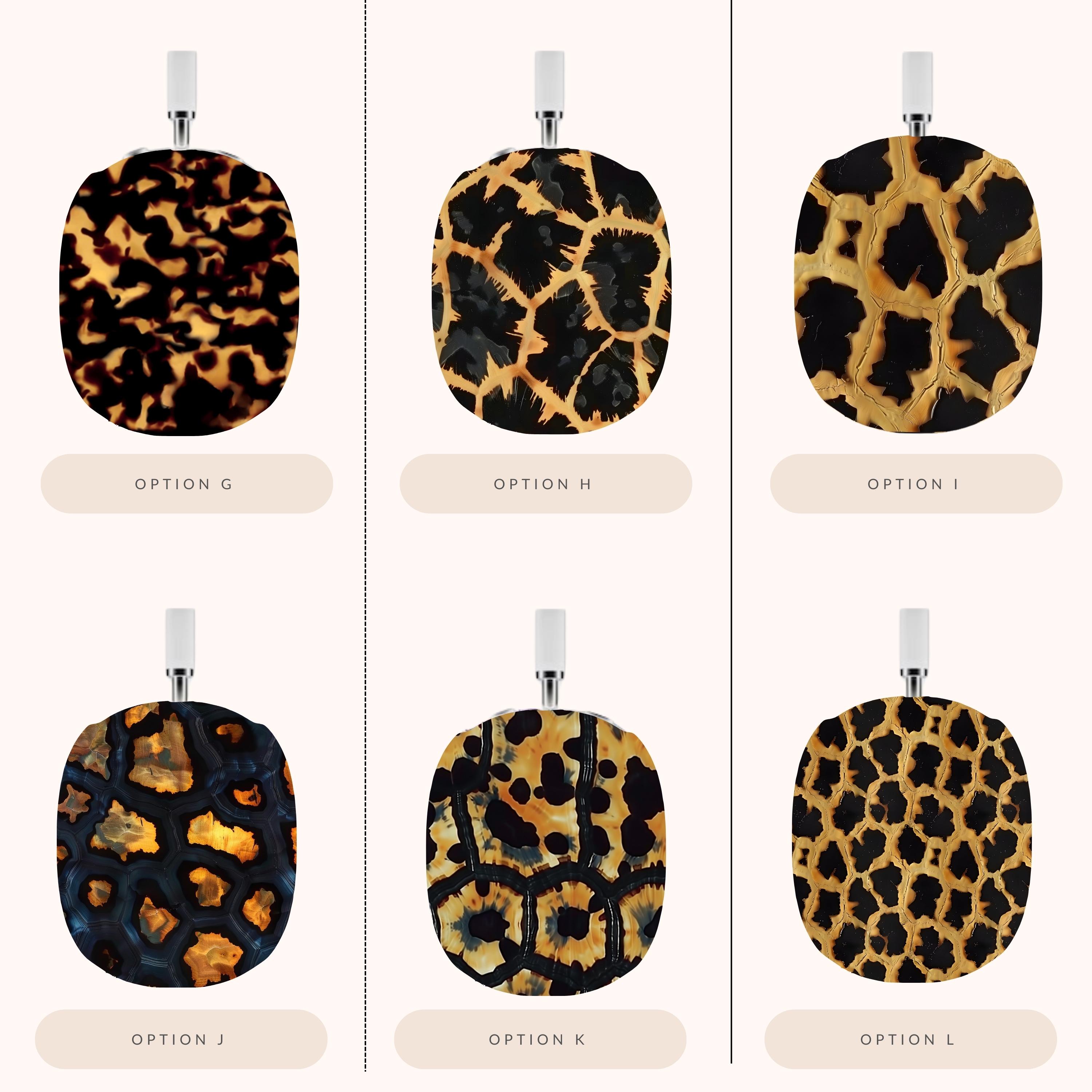 Leopard Airpods Max Cover Floral Hard Plastic Protective Case Unique ...