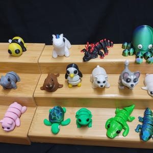 3d Printed Articulated Mini Animal Packs - Etsy