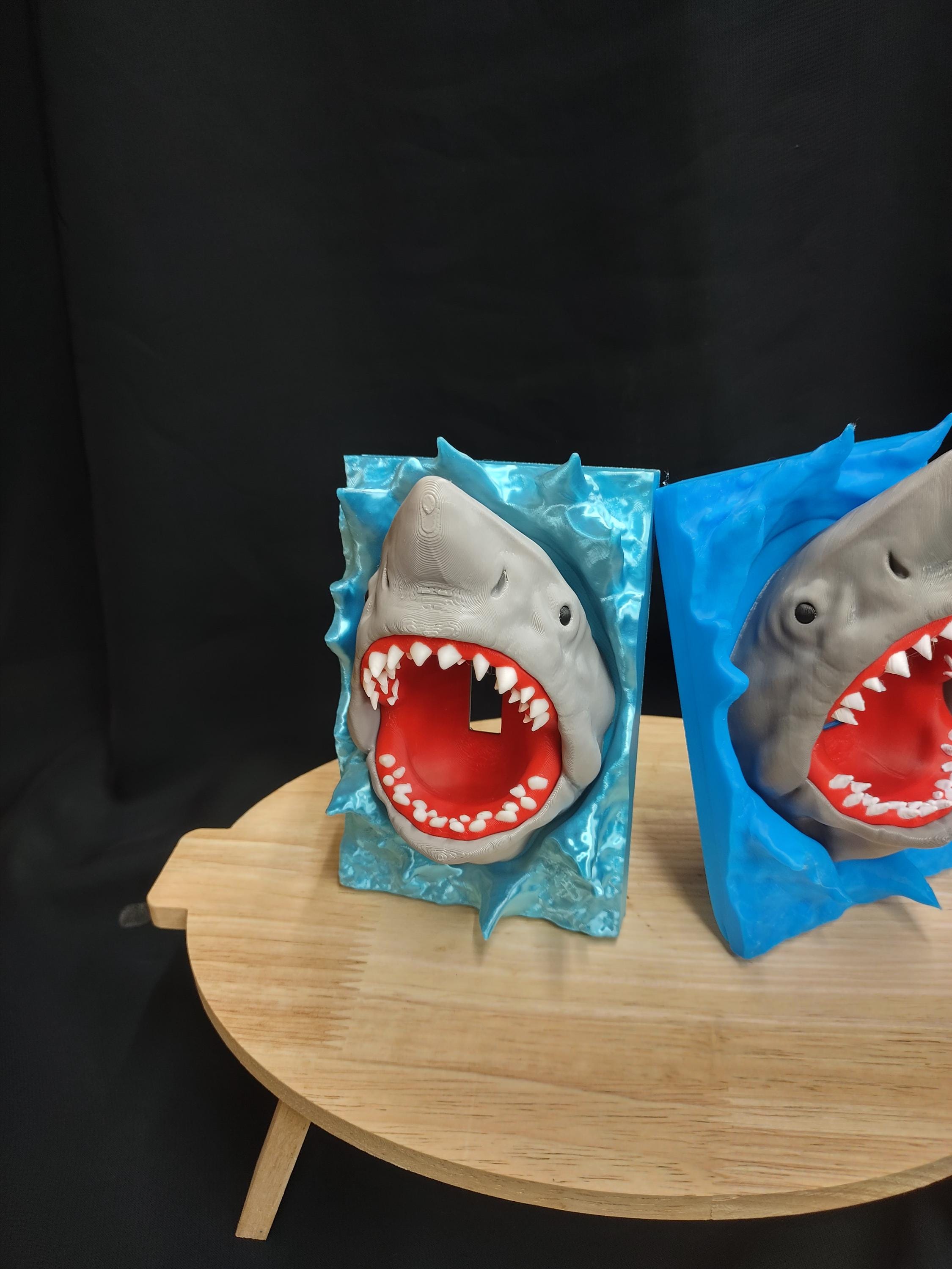 White Shark Wall Switch Cover, Ocean Theme Decor - Etsy