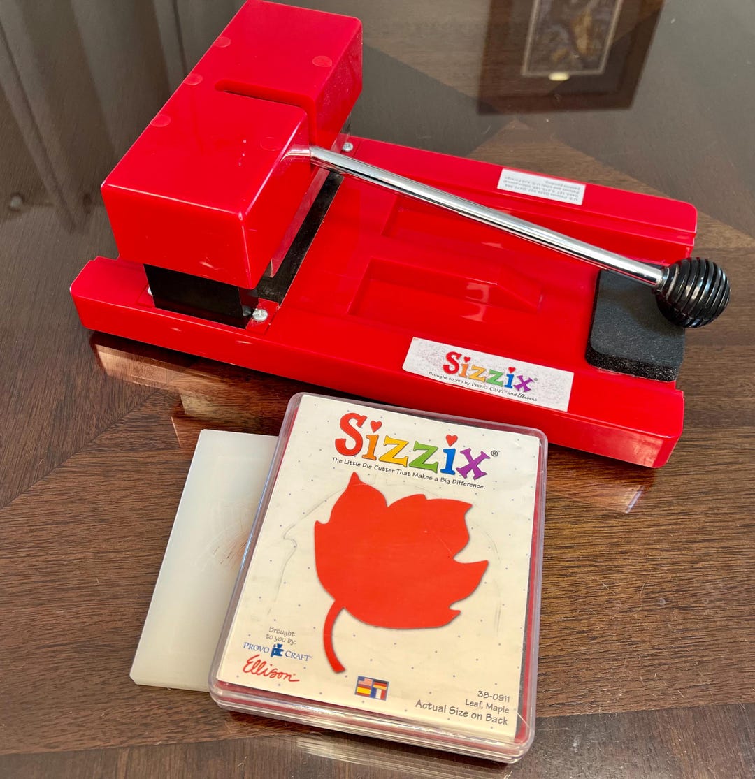Die Cutter Provo Craft Sizzix Original Red Personal Press Machine 38 ...