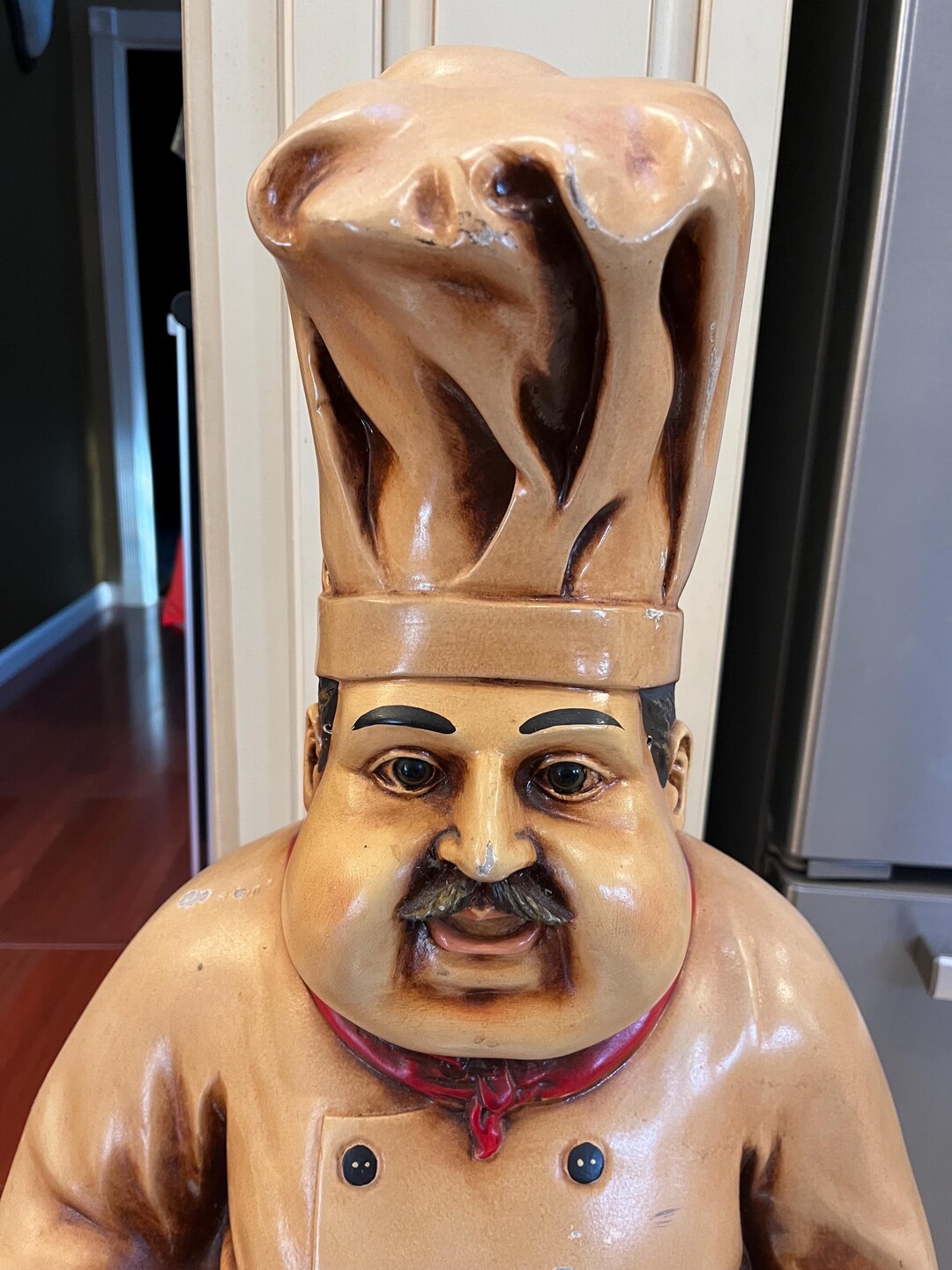 Vintage Rare Italian/french Fat Chef/baker Statue Tall 44” 50’s-70’s ...